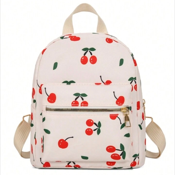 Arata's Boutique | Bags | Versatile Cherry Pattern Backpack | Poshmark